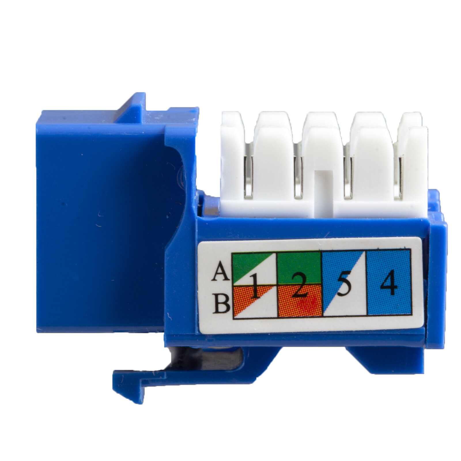 Cat5e Keystone Jacks RJ45 Blue 25 Pcs Pack Same Day Shipping Lifetime ...