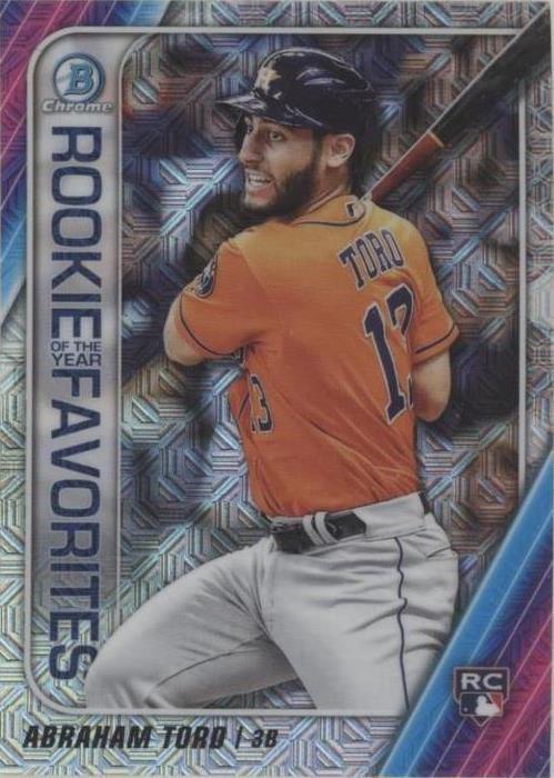 2020 Bowman - Rookie of the Year Favorites Chrome Abraham Toro #ROYF-AT ...