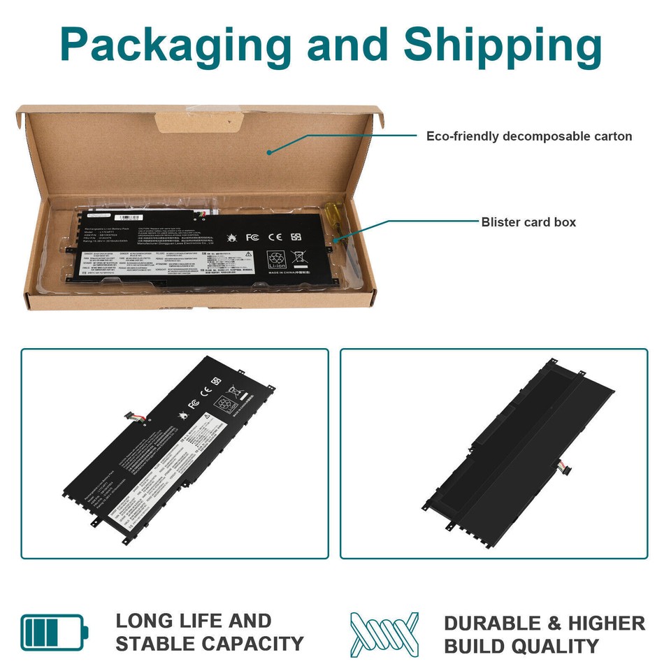NEW L17C4P71 L17M4P73 01AV475 Battery For Lenovo ThinkPad X1 Yoga 3rd ...