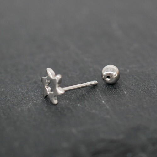 925 Sterling Silver Sun Flower Helix Cartilage Piercing Stud Earrings ...