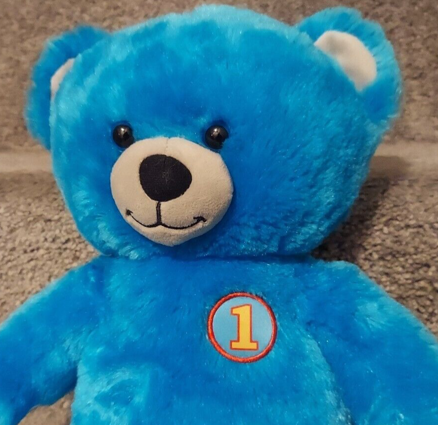 Build A Bear THOMAS THE TANK ENGINE Blue Bear 16” 2018 BAB | eBay
