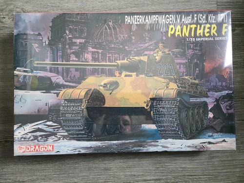 1994 DML 1:35 Panzerkampfwagen V Ausf.F Panther F Kit Model Tank #9008 ...