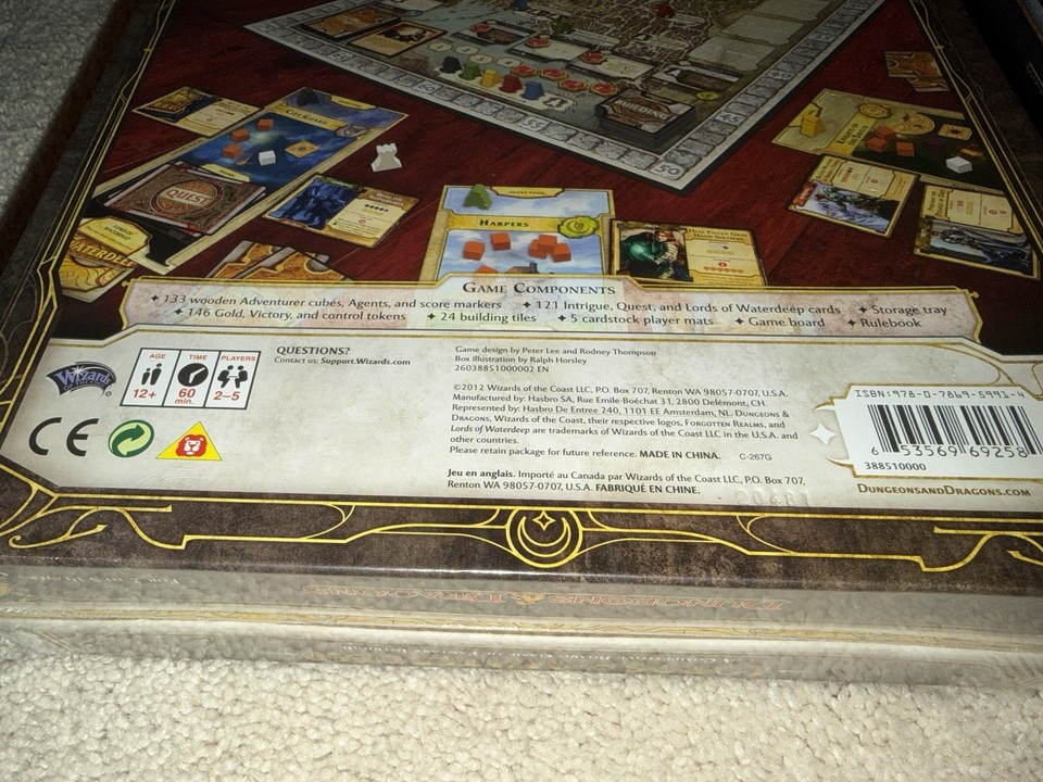 Lords of Waterdeep Base + Scoundrels of Skullport Expansion | WOTC ...
