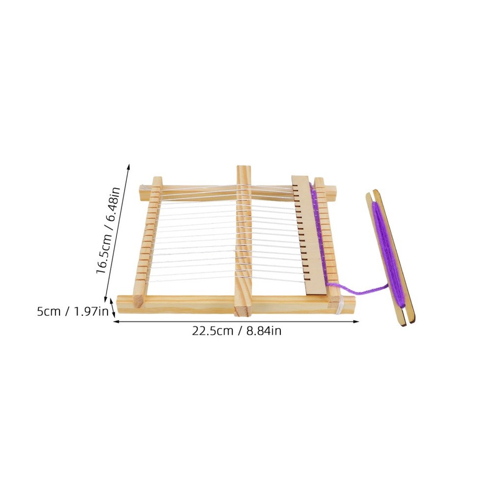 Wooden Weaving Tool Handloom Hand-knitting Loom Toys for Kids Children ...
