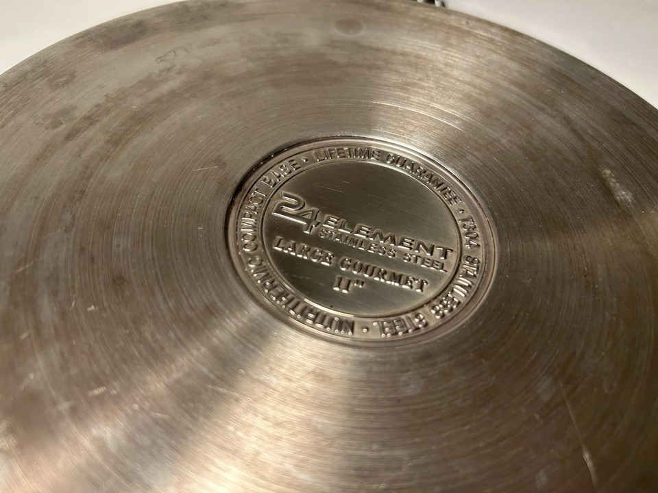 Platinum 24 Element T304 Stainless Skillet 11” | eBay