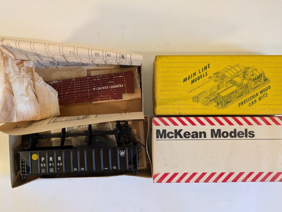 HO Set of 24 PRR Pennsylvania Railroad Freight Cars/Caboose Kits | eBay