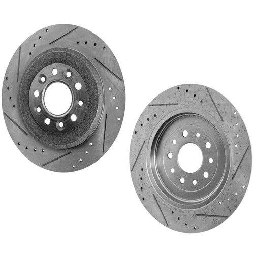 Rear Brake Disc Pair/Set for Ford Edge 2011-2015/Lincoln MKX 2011-2015 ...