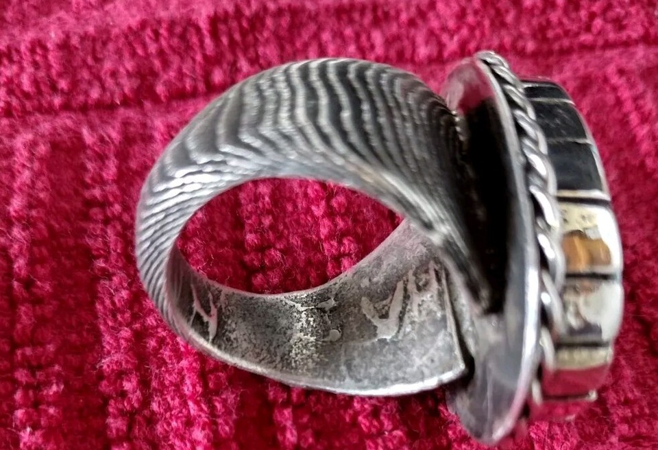 Cuttle Bone Cast Native American Ring Size 14 | eBay