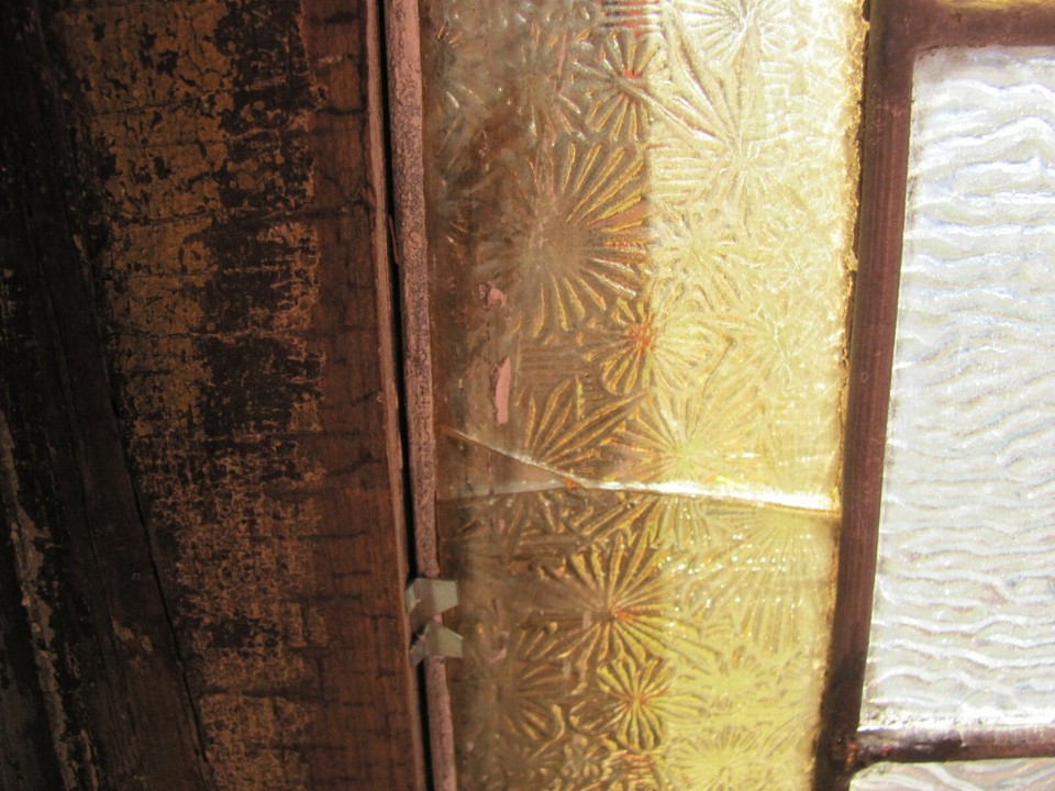 Antique Very Old Salvaged Stained Glass Window / PhilaCirca 1895 / 28 ...