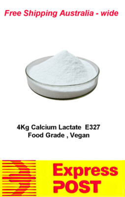 4 Kg Food Grade Calcium lactate E327 Vegan | eBay