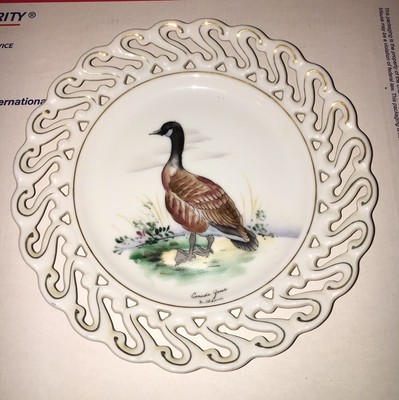 Vintage Napco Canada Goose Decorative Collector Plate 8" | eBay