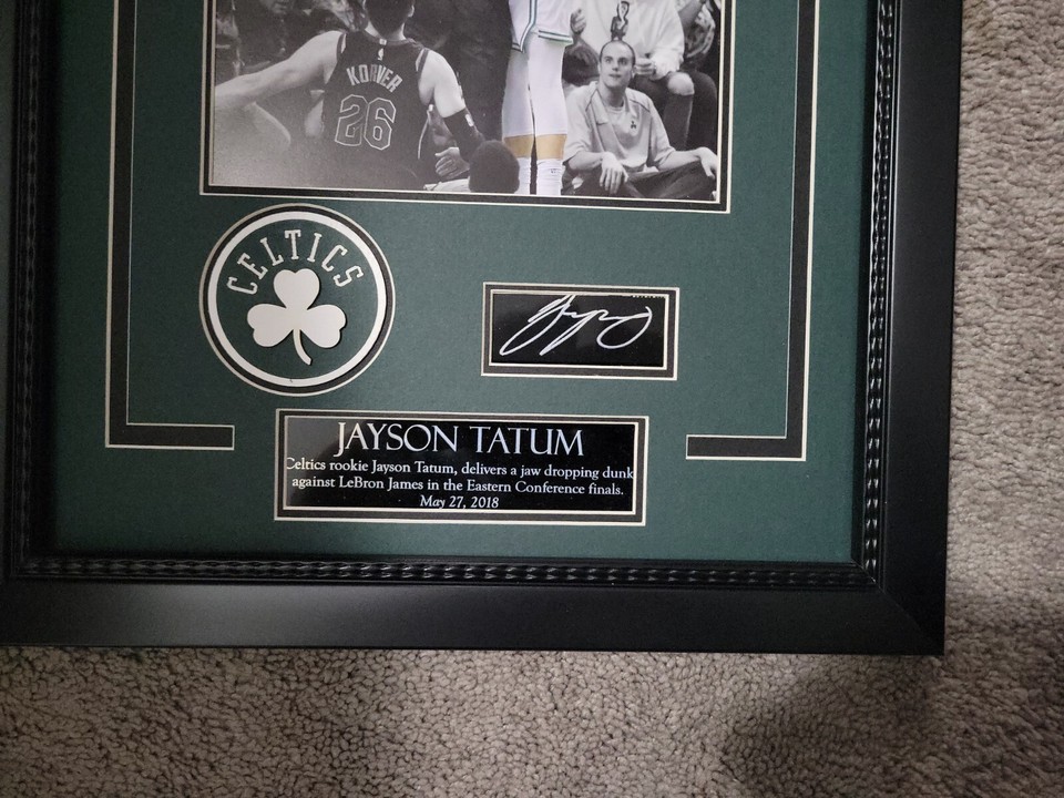 Jayson Tatum Boston Celtics 8x10 Framed Photo w/ Engraved Autograph | eBay