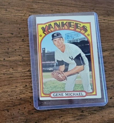 1972 Topps baseball card #713 Gene Michael New York Yankees Shortstop ...