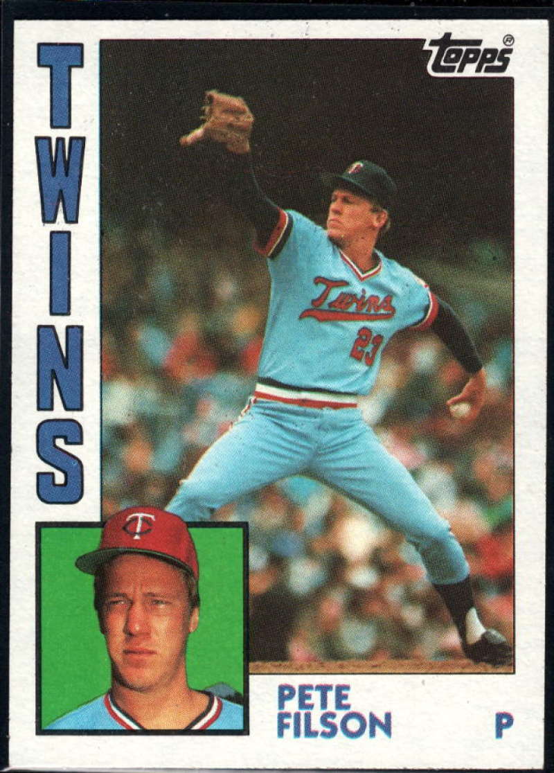 1984 Topps #568 Pete Filson NM-MT RC Rookie Twins ID:177932 | eBay