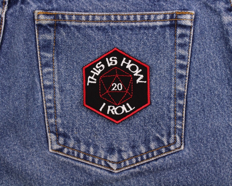 This Is How I Roll Patch - Made in USA - D20 Patch - DnD Patch - D&D ...