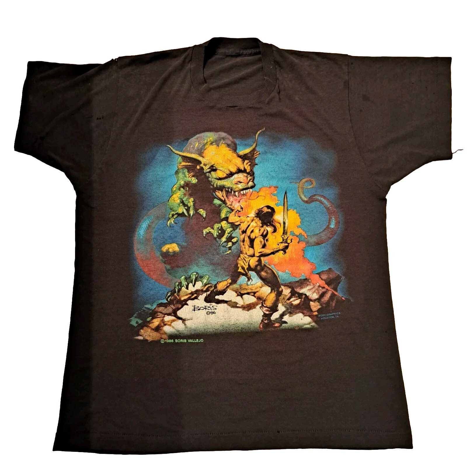 Vintage 1986 BORIS VALLEJO Conan The Barbarian Comic … - Gem