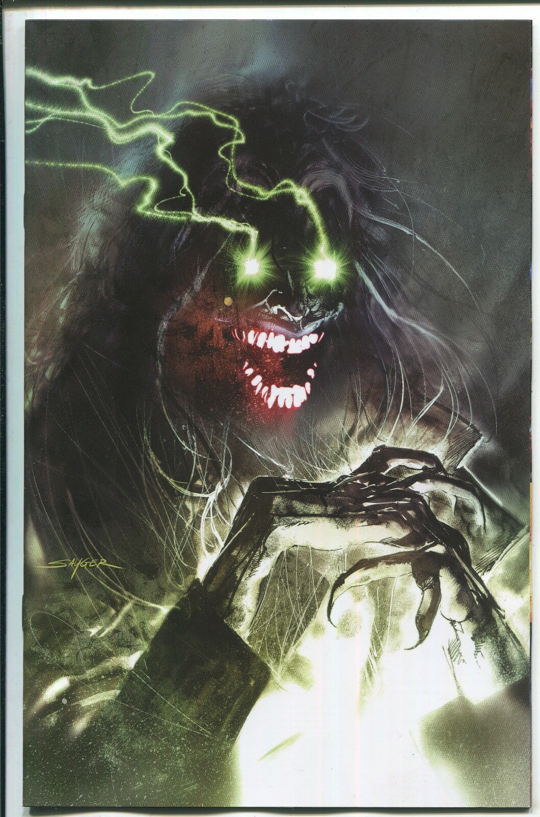 EVIL ERNIE VOL 3 #1 - STUART SAYGER FOC VIRGIN ART VARIANT COVER M ...