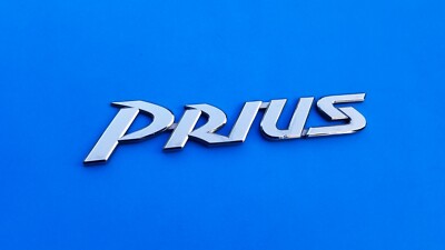 01 02 03 TOYOTA PRIUS REAR GATE LID CHROME EMBLEM LOGO BADGE SYMBOL ...