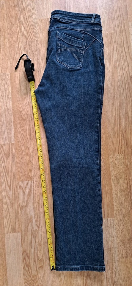 Marks and Spencer Per Una Size 18 Blue Jeans Excellent Con Measurements ...