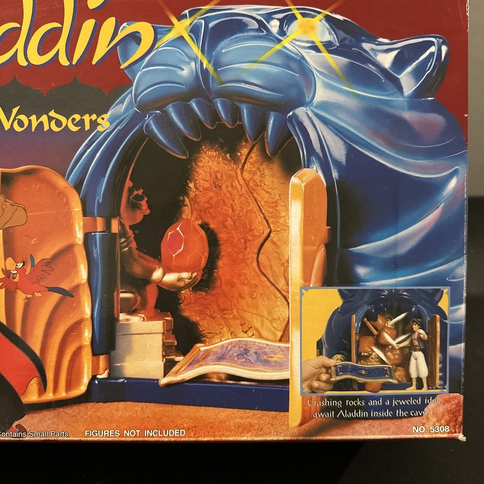 Disney Mattel Aladdin Cave of Wonders Play Set 1992 Sealed Mattel Tape ...