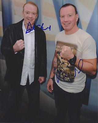 MICKY WARD DICKY EKLUND Signed Autograph Auto 8x10 Boxing Picture Photo ...