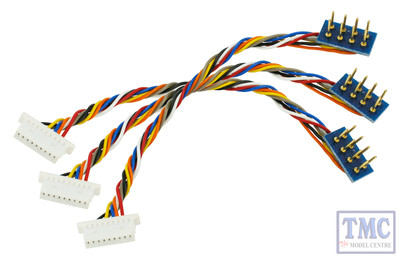 DCC-8P9JST DCC Concepts OO Scale 8 Pin Harness with 9 Pin JST Decoder ...