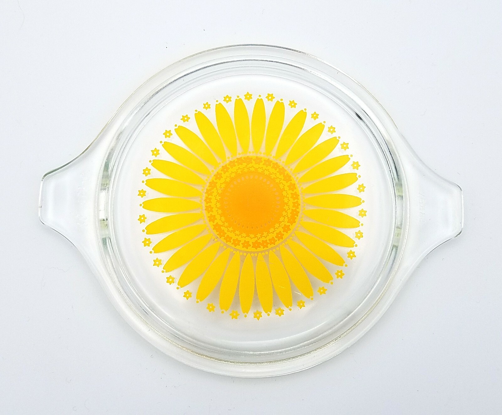 Vintage Pyrex Daisy SUNFLOWER Casserole Clear LID ONLY - 470-C | eBay