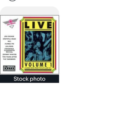 BABY BOOMER CLASSICS LIVE VOL. 1-----VARIOUS ARTISTS---- NEW SEALED ...