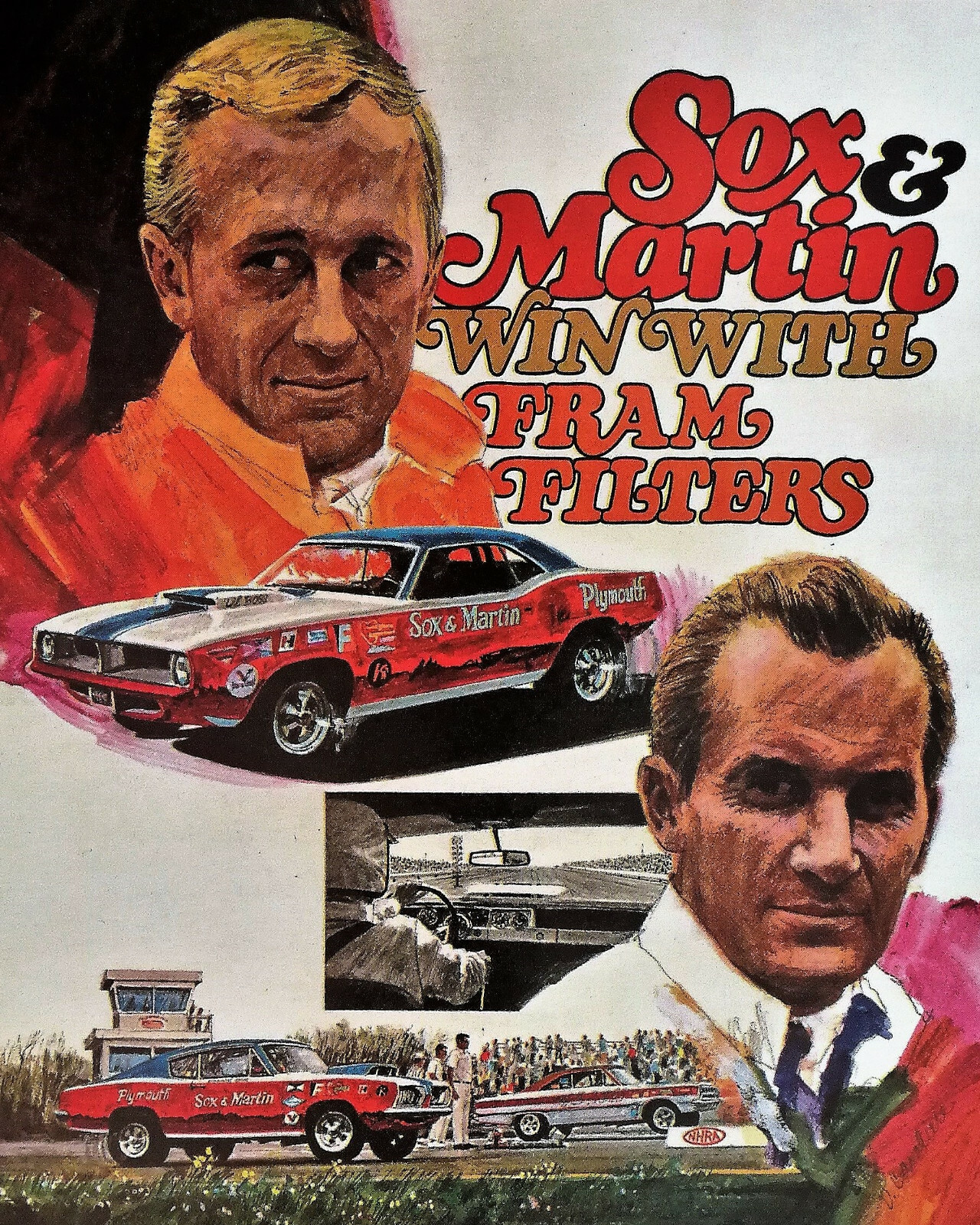 Sox & Martin Win With Fram Filters 8"x10" Photo Plymouth | eBay