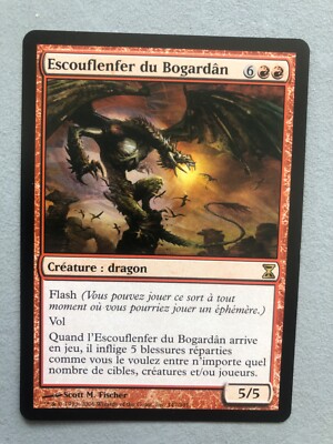 Mtg Carte Magic Time Spiral Bogardan Hellkite French Fr LP | eBay