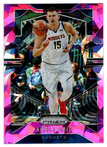 2019-20 Panini Prizm Nikola Jokic #84 Pink Ice Parallel Denver Nuggets ...