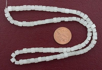 4mm Cube Gemstone Snow Quartz Beads 15" Strand | eBay