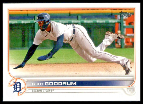 2022 Topps #573 Niko Goodrum Detroit Tigers MLB Baseball Card ⚾ | eBay
