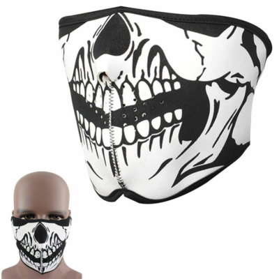 Winter Skull Neoprene Face Mask