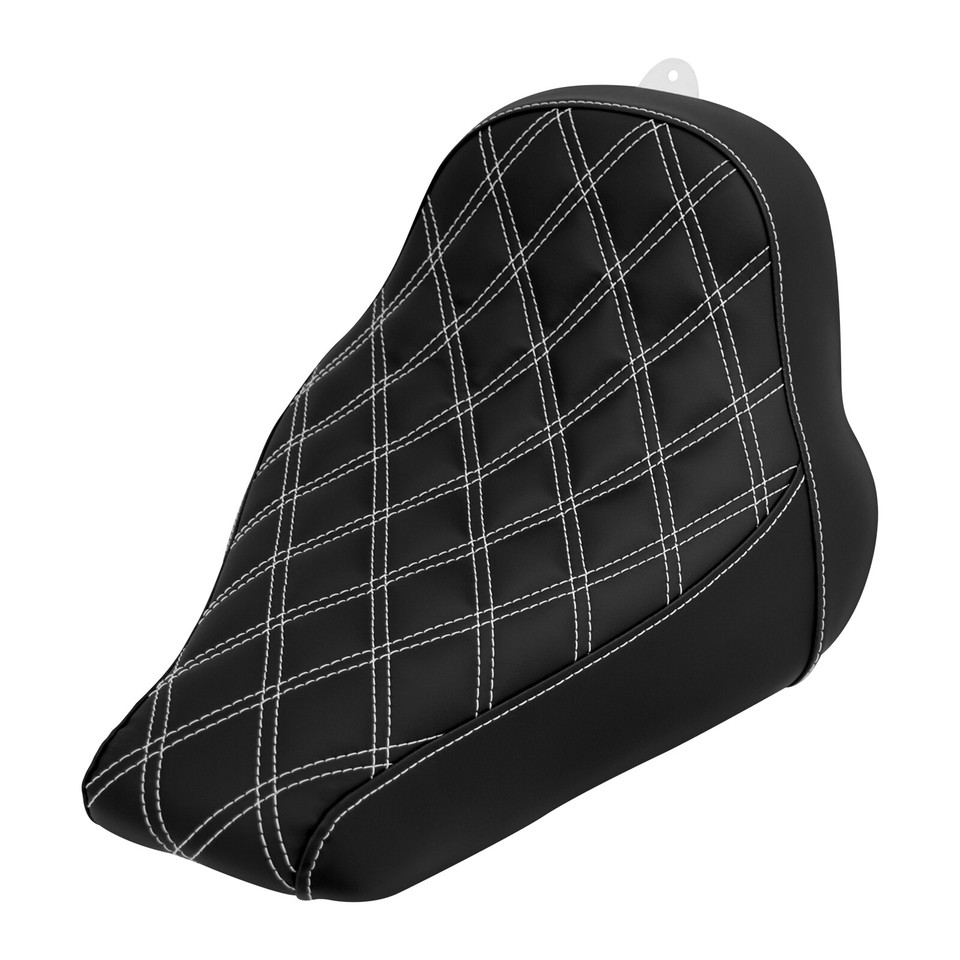 Short Rear Fender White Diamond Seat Kit Fit For Harley Softail Fat Boy ...