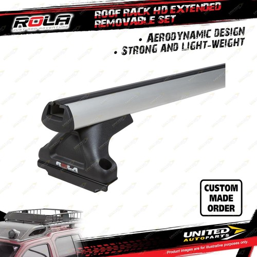 1 x Rola 1250mm HD Extended Removable Roof Rack Bar Commercial Series ...