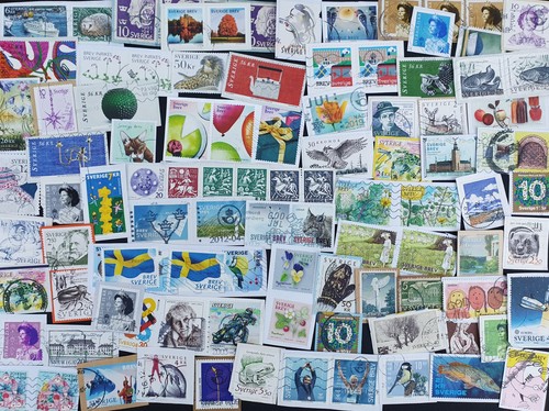 SWEDEN - 54 Grams Kiloware - Used Stamps On Paper | eBay