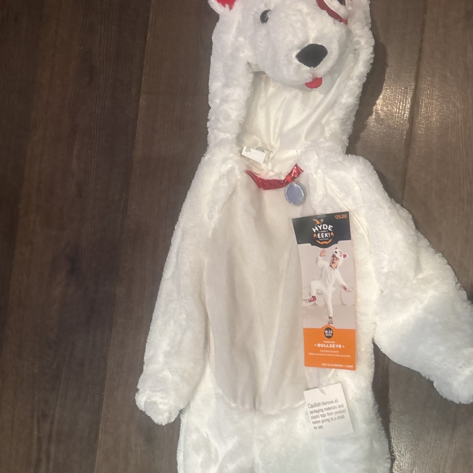 Baby Hyde & EEK Target BULLSEYE Dog Halloween Costume Jumpsuit Size 18 ...