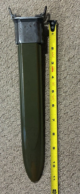 USM7 SCABBARD FOR 10" M1 GARAND BAYONET MARKED "US" FLAMING BOMB* | eBay