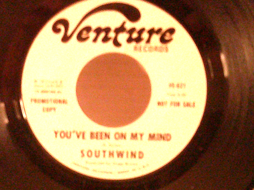 Southwind,venture 621,"You've Been On My Mind"US,7"45,1968 PROMO pop ...
