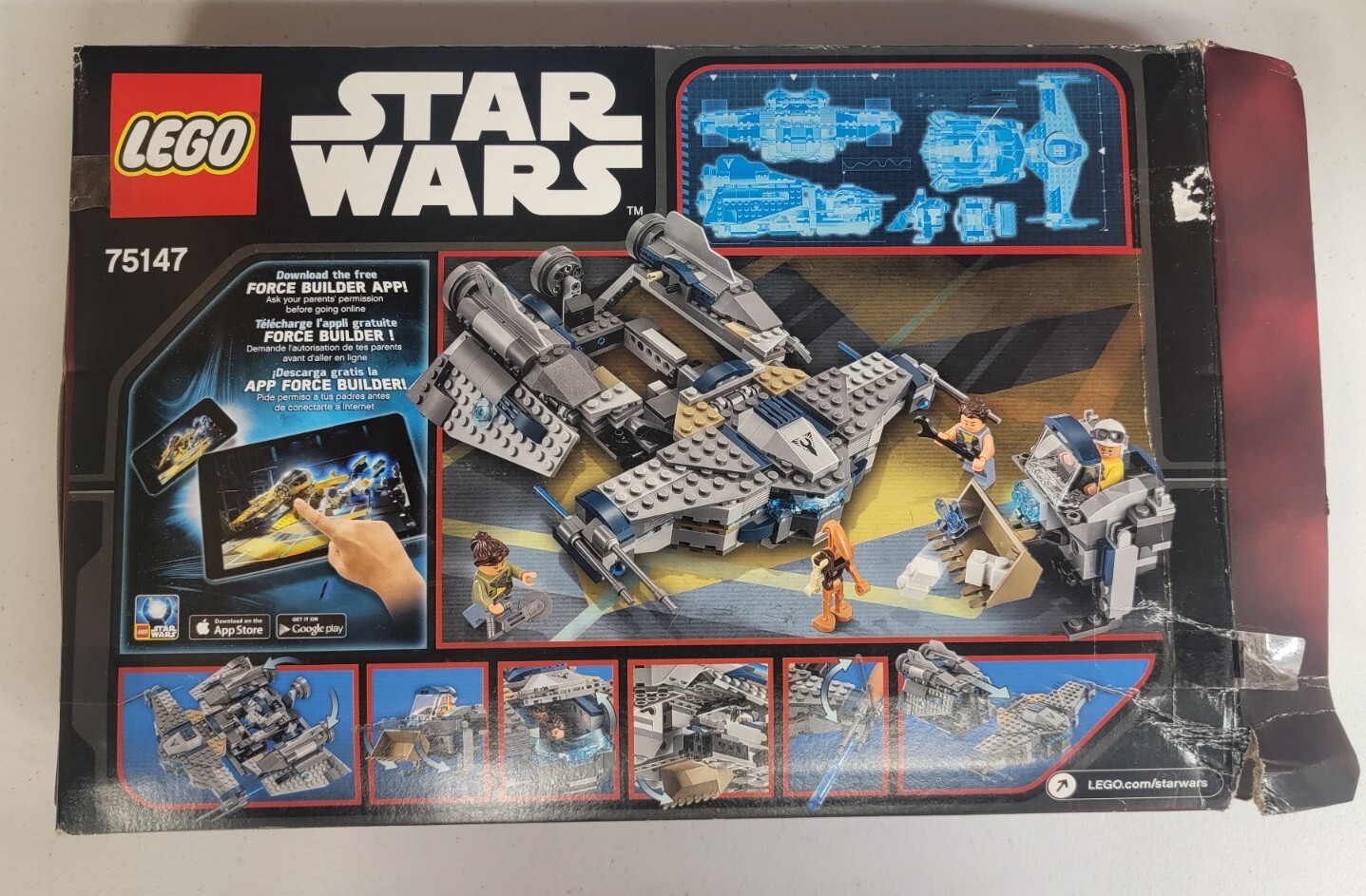 Lego 75147 Star Wars: Star Scavenger NISB R0-GR Rowan Zander Kordi Open ...