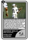 ACEO WARREN WELLS OAKLAND RAIDERS CUSTOM HAND MADE ART CARD | eBay
