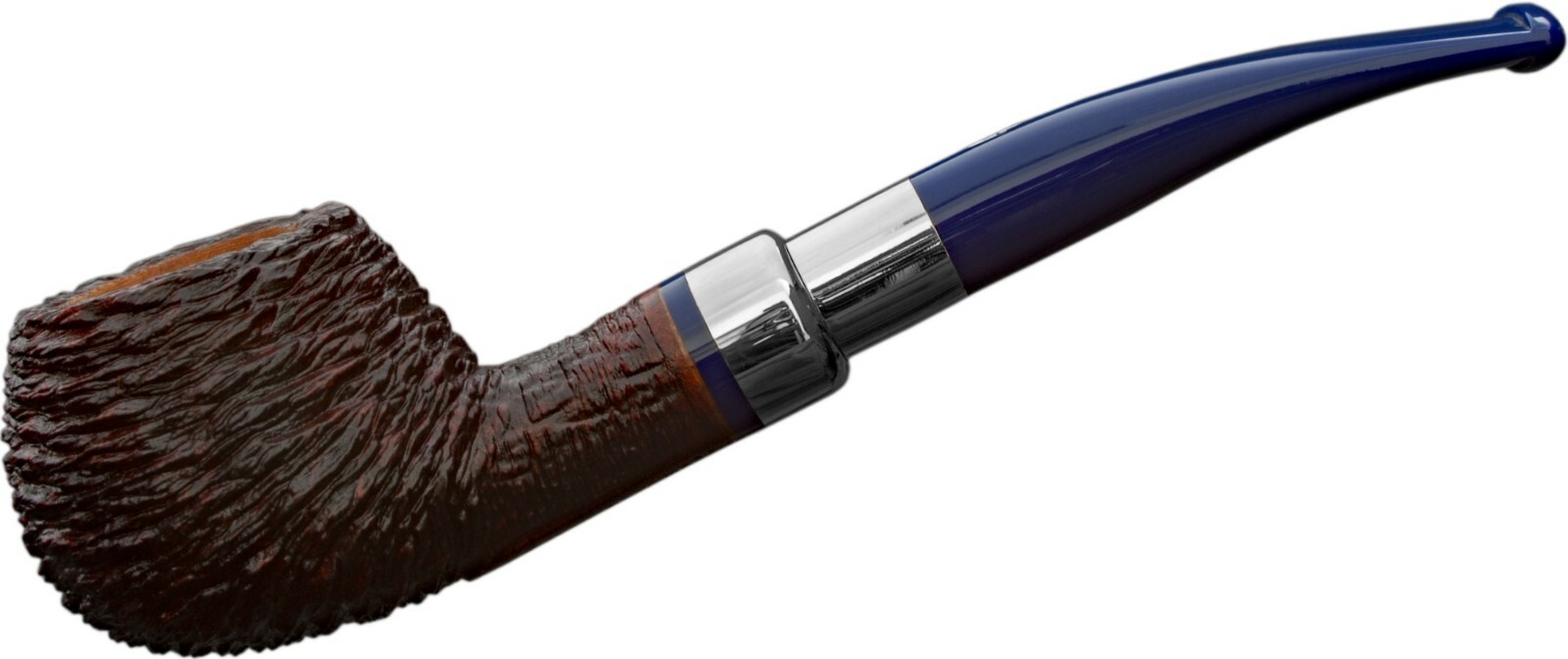 SAVINELLI "ELEGANZA" SILVER SPIGOT 315 PRINCE 9MM BRIAR PIPE / RUSTIC ...