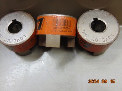 (1) NEW Lovejoy L-075 X .625 L075 X 5/8 Jaw Coupling Hub 5/8" Keyed ...
