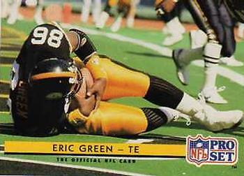 1992 Pro Set #300 Eric Green Pittsburgh Steelers | eBay