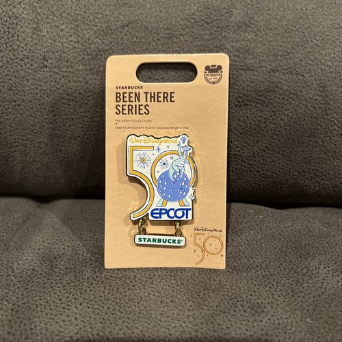 Disney Pin - Starbucks Been There Series - WDW 50th Epcot | eBay