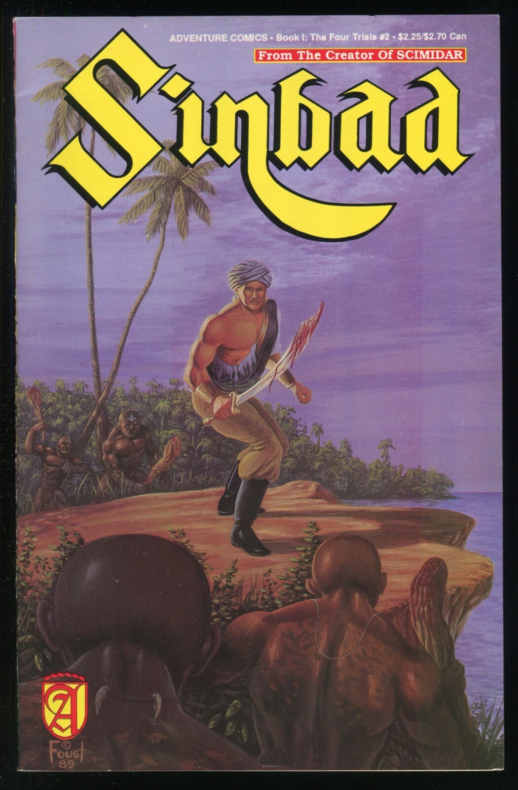 Sinbad Book 1 The Four Trials Comic Set 1-2-3-4 Lot Adventure Comics ...
