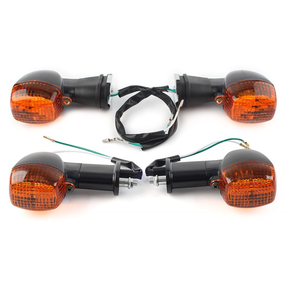 for Kawasaki Ninja ZX12R ZX9R ZX7R Front Rear Turn Signals Indicator ...
