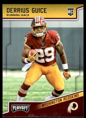 2018 Panini Playoff Derrius Guice Rookie (RC) Redskins #221 | eBay