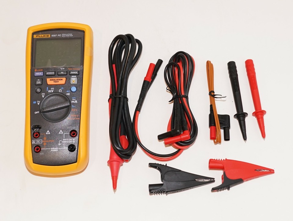 FLUKE 1587 FC 2 IN 1 INSULATION MULTIMETER W FLUKE CONNECT 4692740 PI ...
